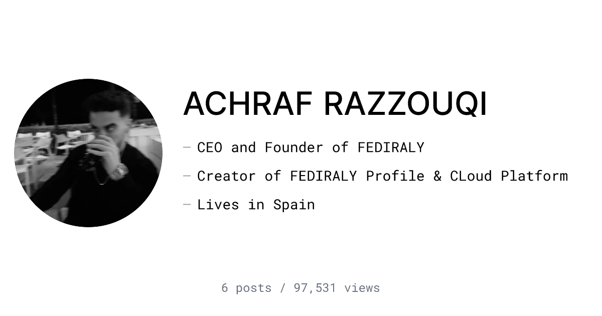 FEDIRALY - Achraf RAZZOUQI